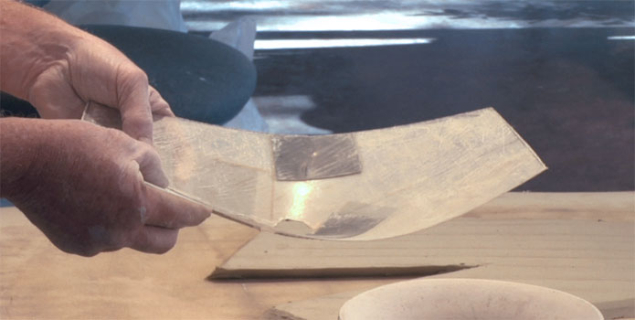 A Homemade Clay Tool Makes Building a Graceful Slab Bowl Easier